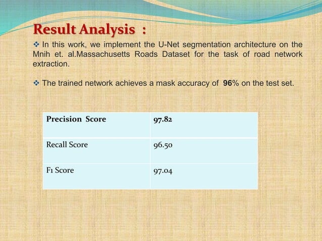 Road Network Extraction Using Satellite Imagery Pptx Artificial Intelligence Technology