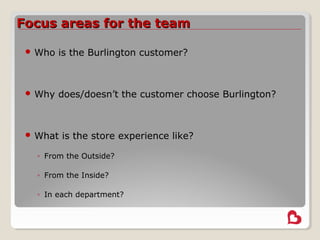 Burlington Coat Factory Group Presentation | PPT | Malls & Shopping ...