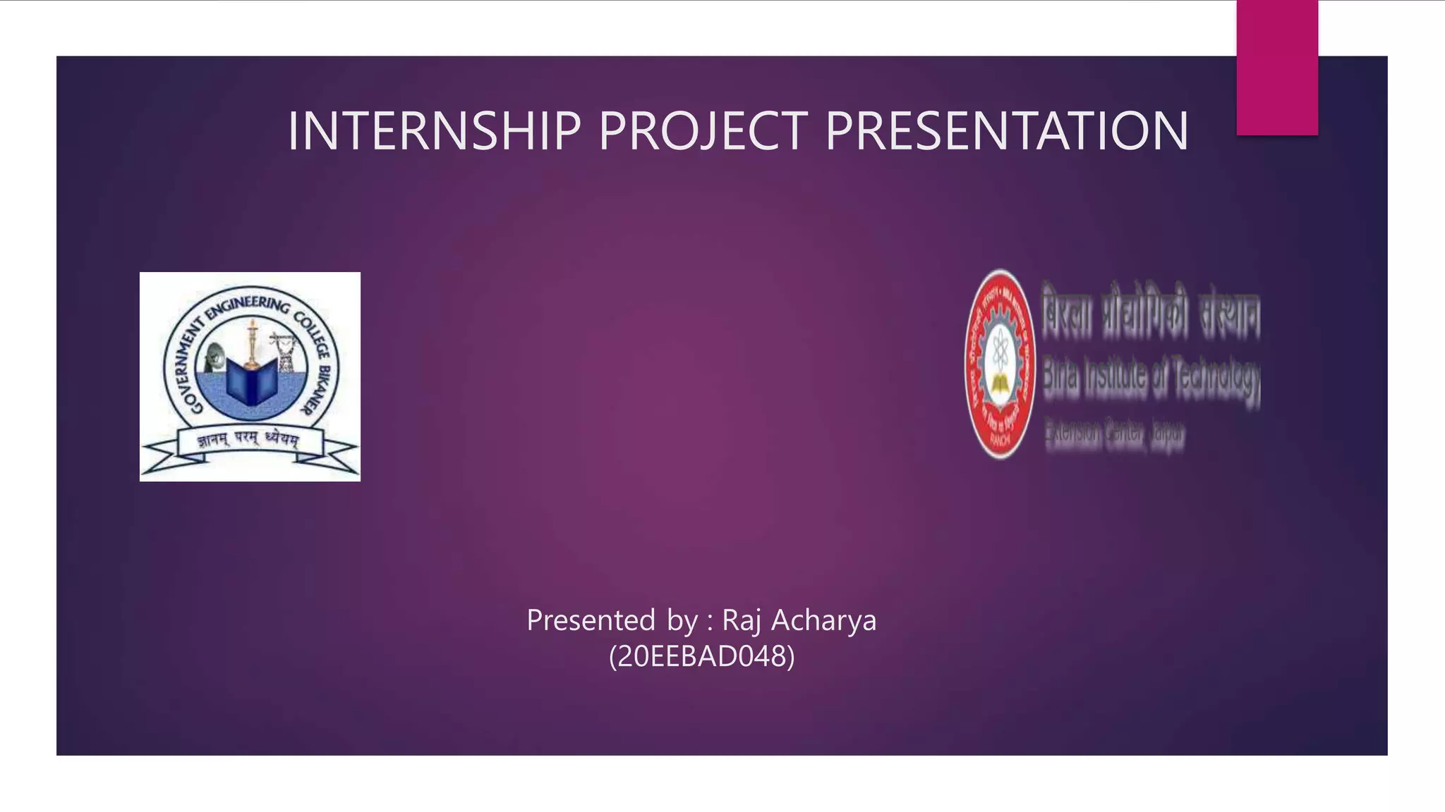 INTERNSHIP PROJECT PPT RAJ HZL.pdf