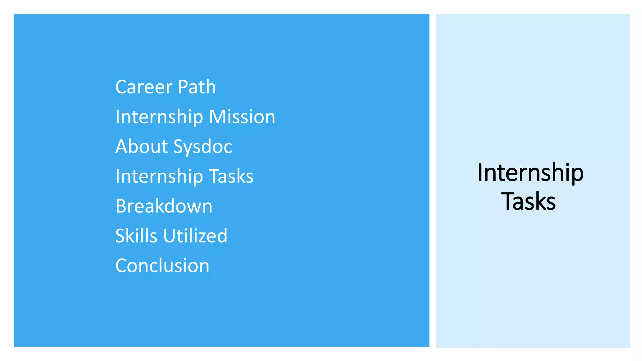 Internship project presentation | PPTX