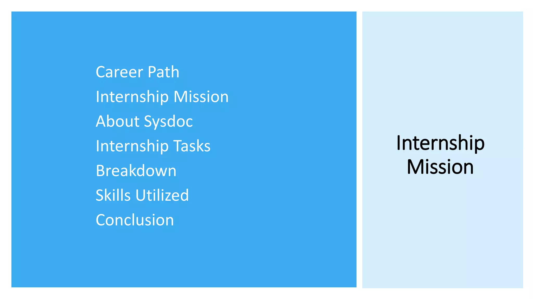 Internship project presentation | PPTX