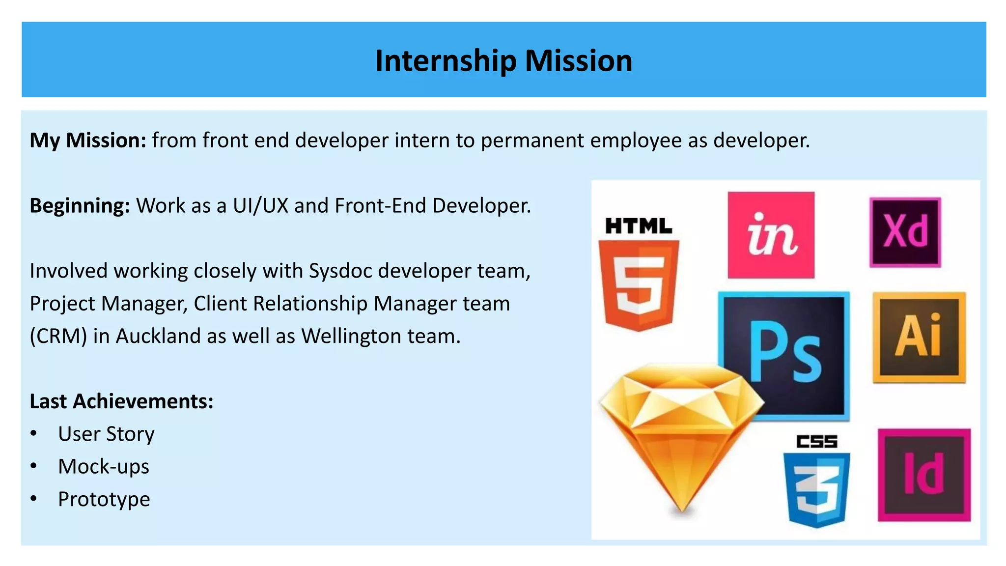 Internship project presentation | PPTX