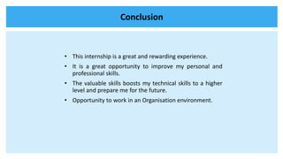 Internship project presentation | PPTX