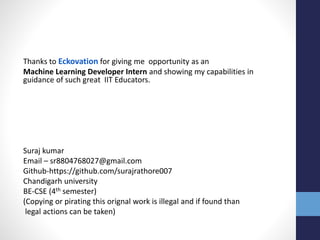 Internship project presentation_final_upload | PPTX