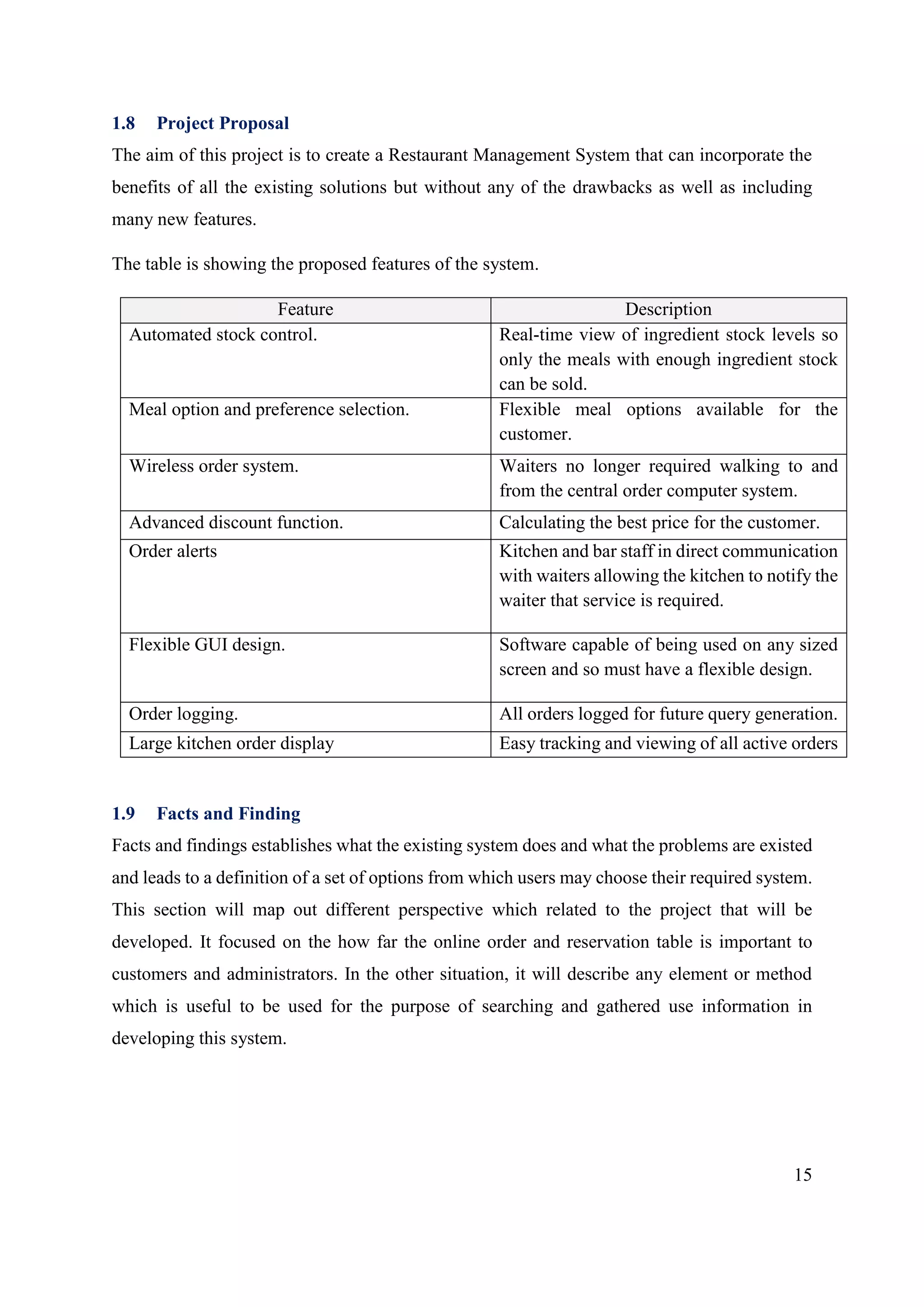 Online Restaurant Management System | PDF | Food Industry | Industries
