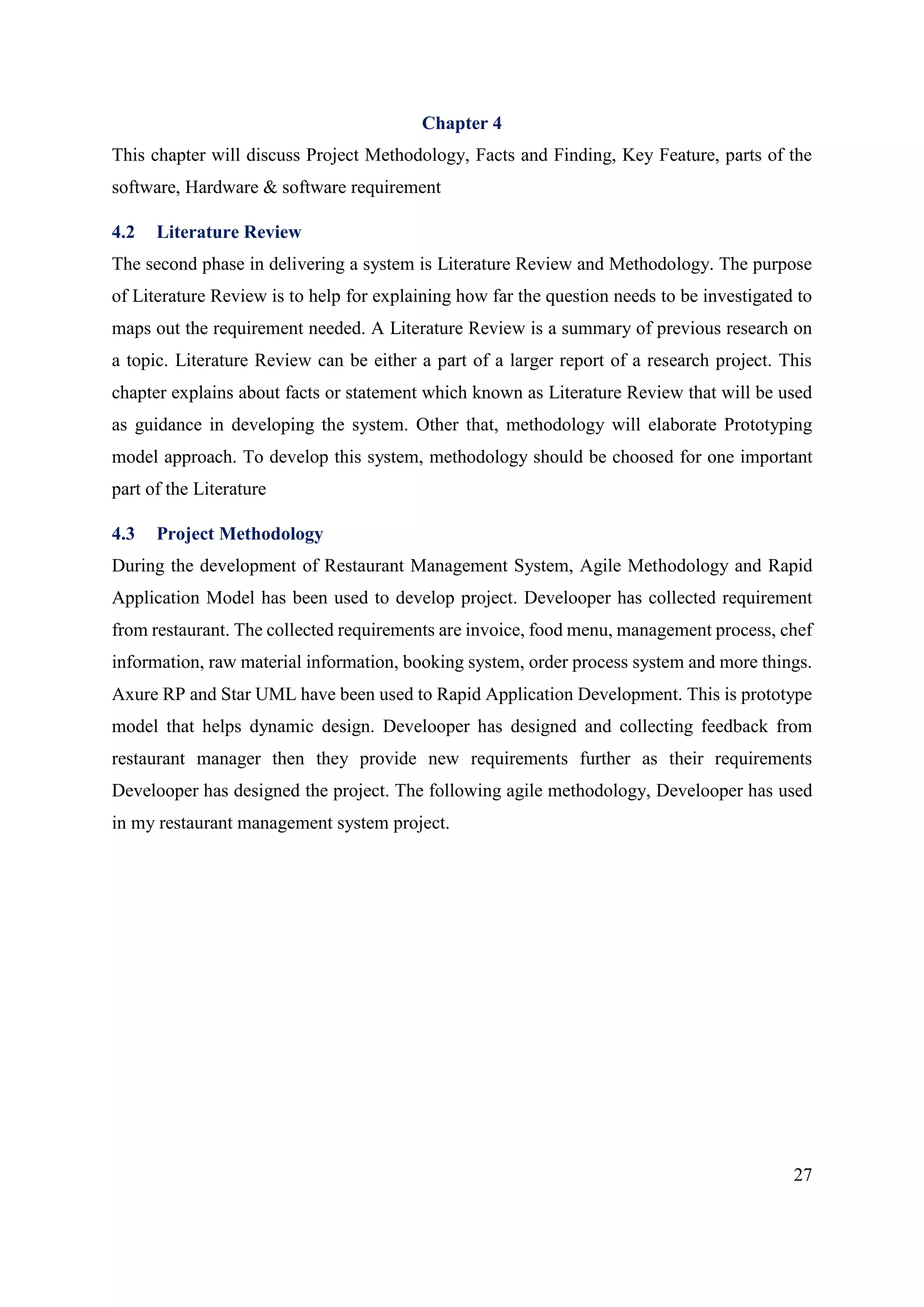 Online Restaurant Management System | PDF | Food Industry | Industries