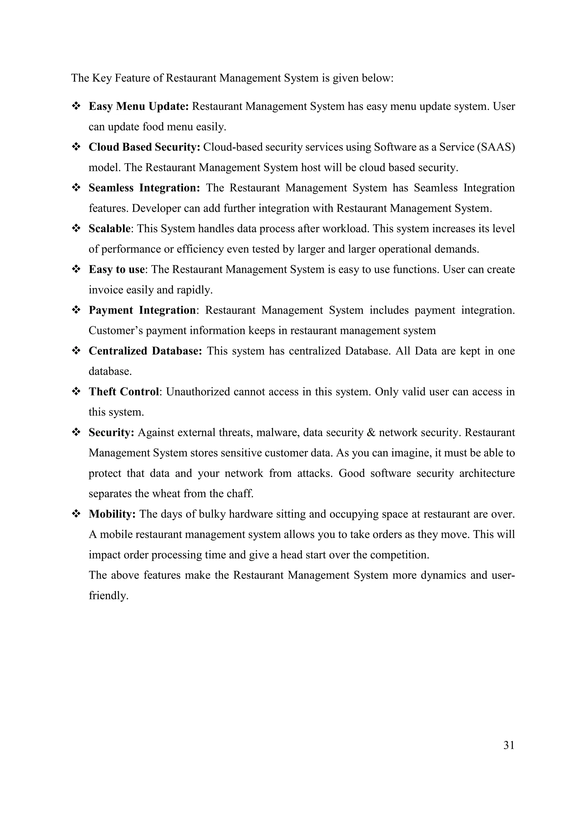 Online Restaurant Management System | PDF | Food Industry | Industries