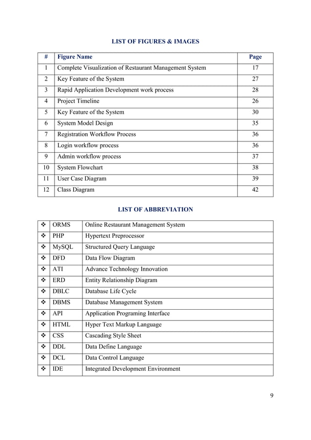 Online Restaurant Management System | PDF | Food Industry | Industries
