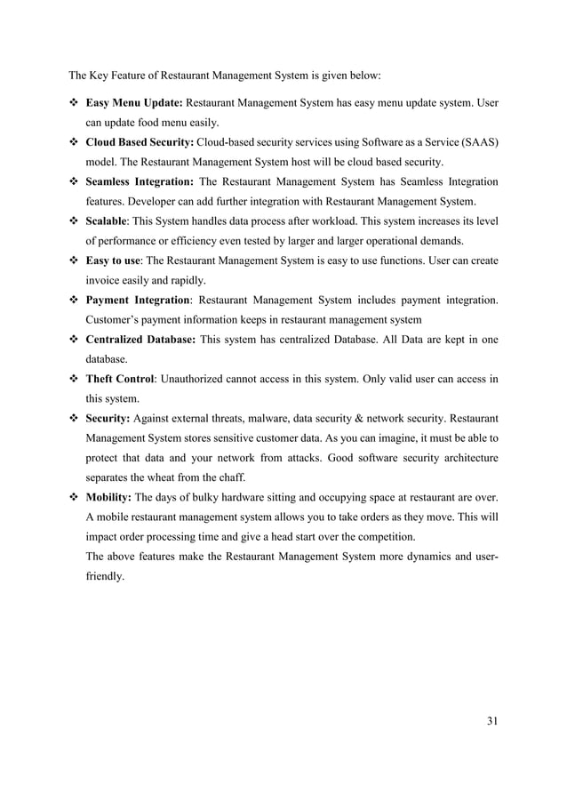 Online Restaurant Management System | PDF | Food Industry | Industries