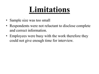 presentation of internship project on job satisfaction | PPT