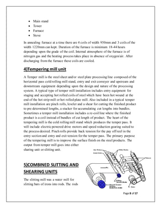 Internship report Of Pakistan Steel Mill | DOCX