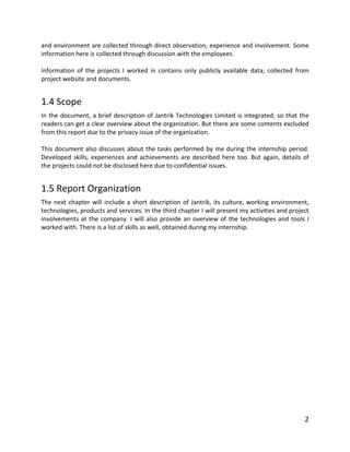 Final Internship Report | PDF