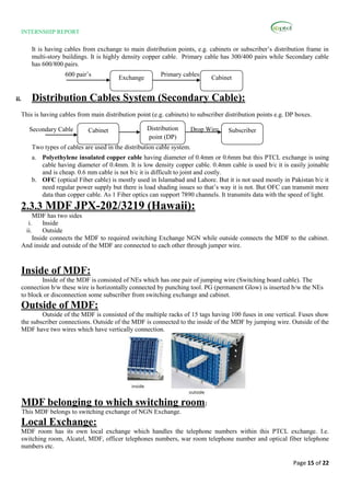 PTCL Six Weeks Internship report | PDF