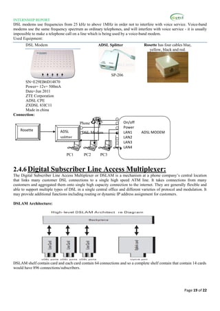 PTCL Six Weeks Internship report | PDF