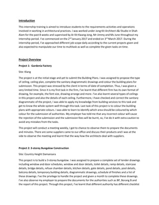 Internship report | PDF