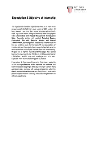 Internship report | PDF