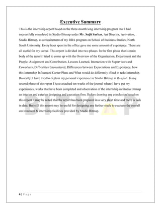 Internship report on Interior and Exterior Designing Firm | PDF