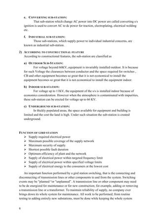 NTDC 220kV Transmission gird station Internship report | PDF