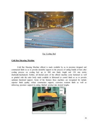 Internship report for Steel Mill ( Moiz Steel Mill ) | DOCX