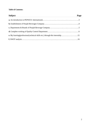 Internship report | PDF