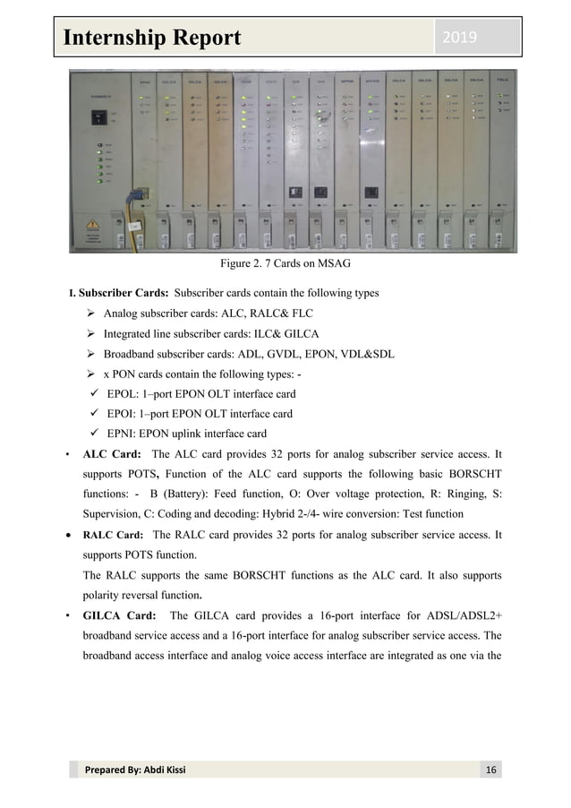 Internship report on ethio telecom,@NAAZ | PDF