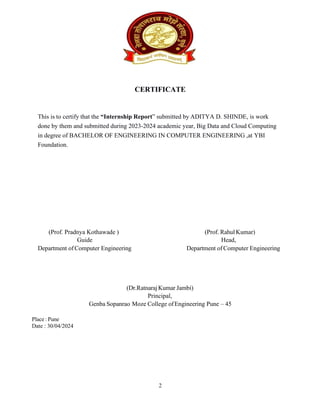 Internship Report].pdf iiwmoosmsosmshkssmk | PDF