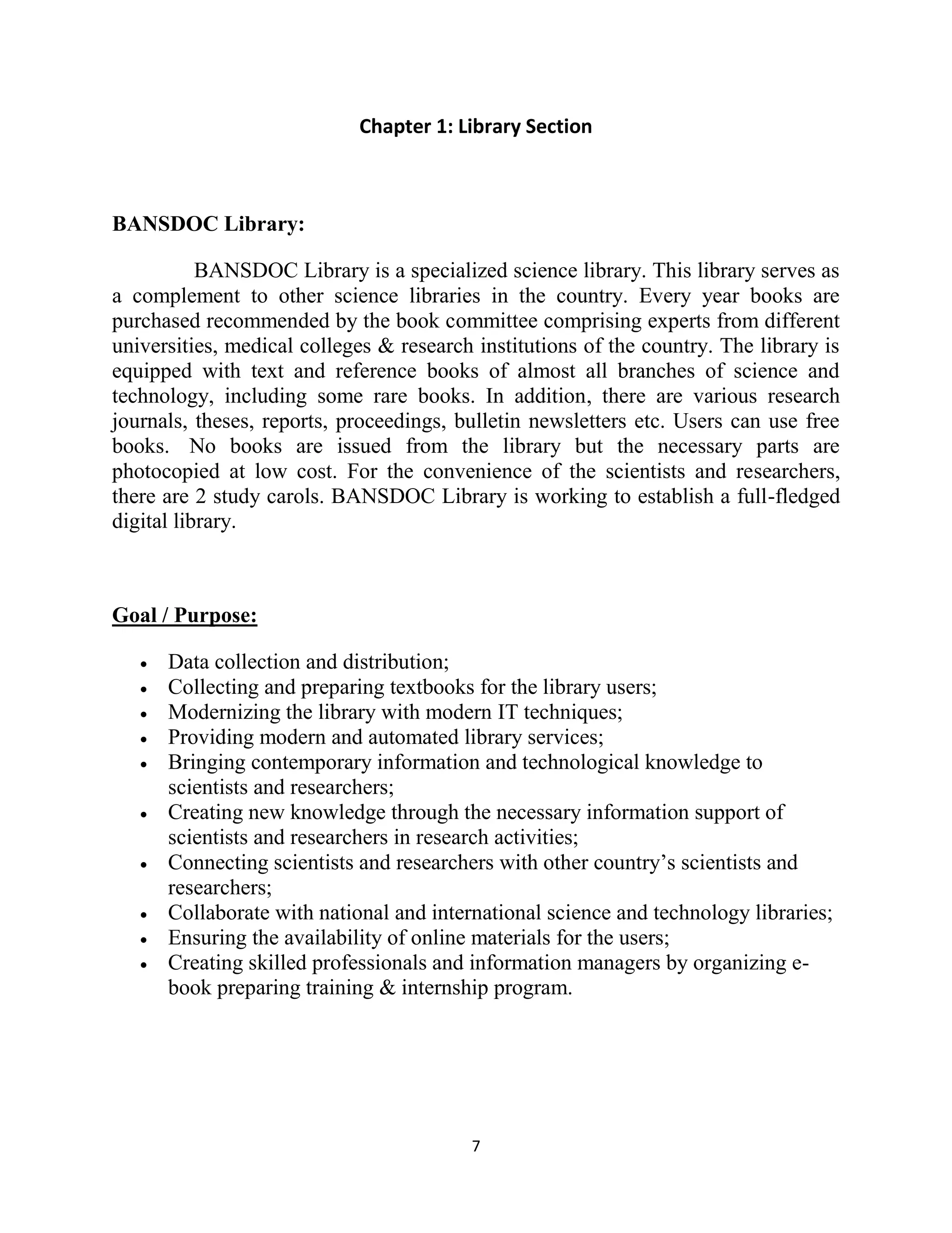 AN INTERNSHIP REPORT ON Bangladesh National Scientific and Technical Documentation Centre.pdf ...