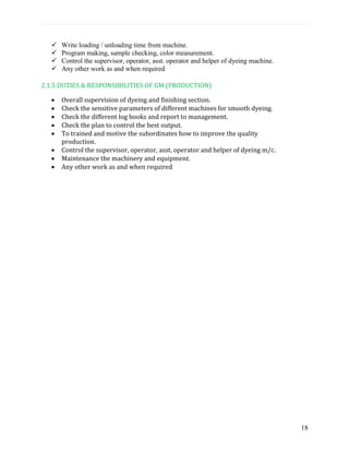 Internship report of Turag Garments & Hosiery Mills Ltd. | PDF