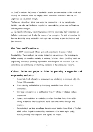 Internship report PepsiCo Distribution | DOCX