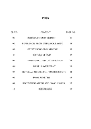 Internship Report Semester 2 Civil Engineering. | PDF
