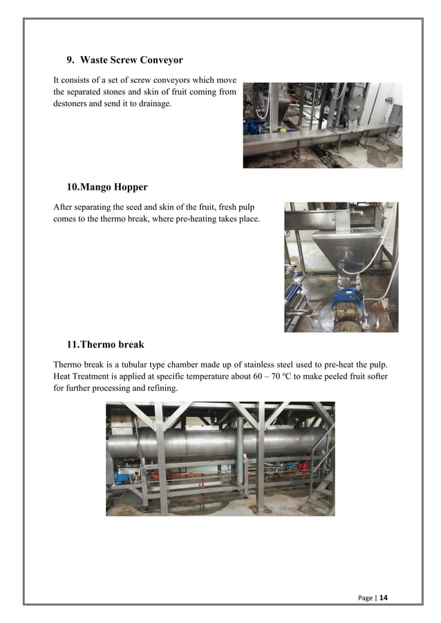 Internship report Agro food processing,Multan | PDF | Agriculture ...