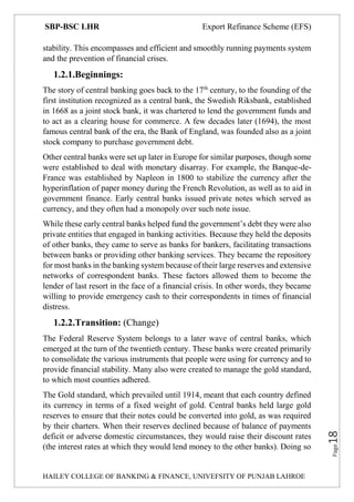State Bank of Pakistan, BSC Internship Report | PDF