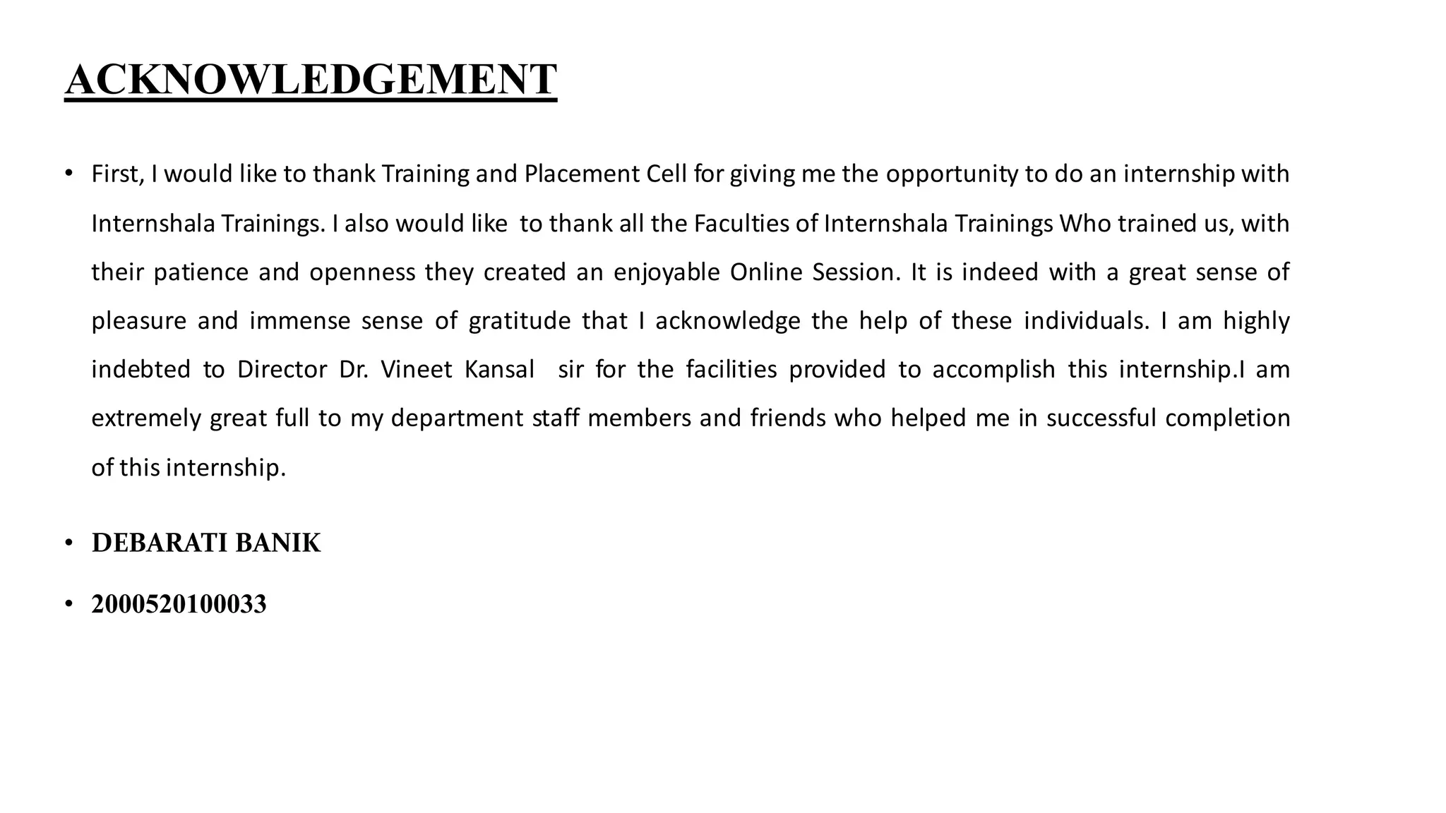 report on internshala python training | PDF