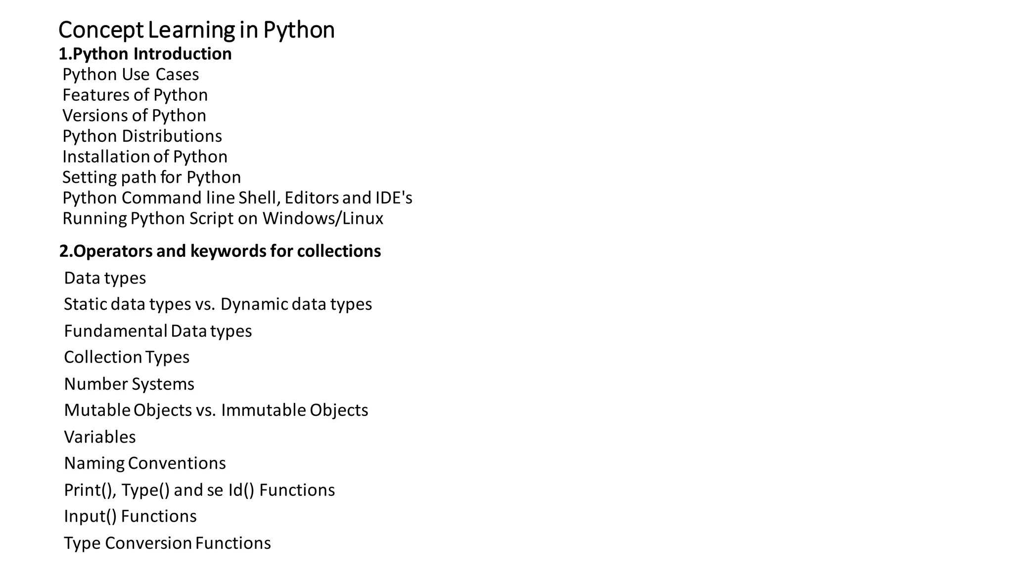 report on internshala python training | PDF