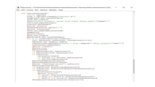report on internshala python training | PDF
