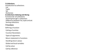 report on internshala python training | PDF