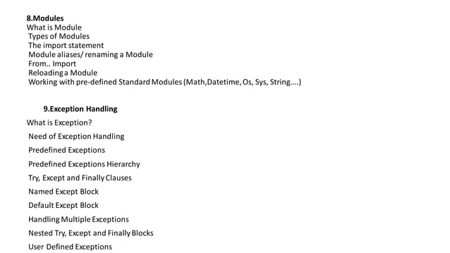 report on internshala python training | PDF | Programming Languages | Computing