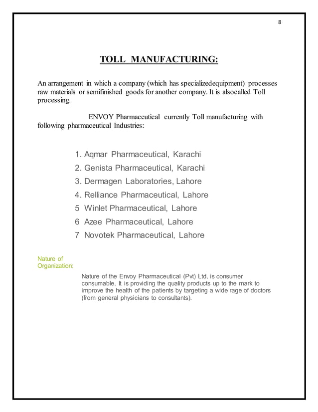 Internship report for pharmaceutical industry | DOCX | Pharmaceutical ...