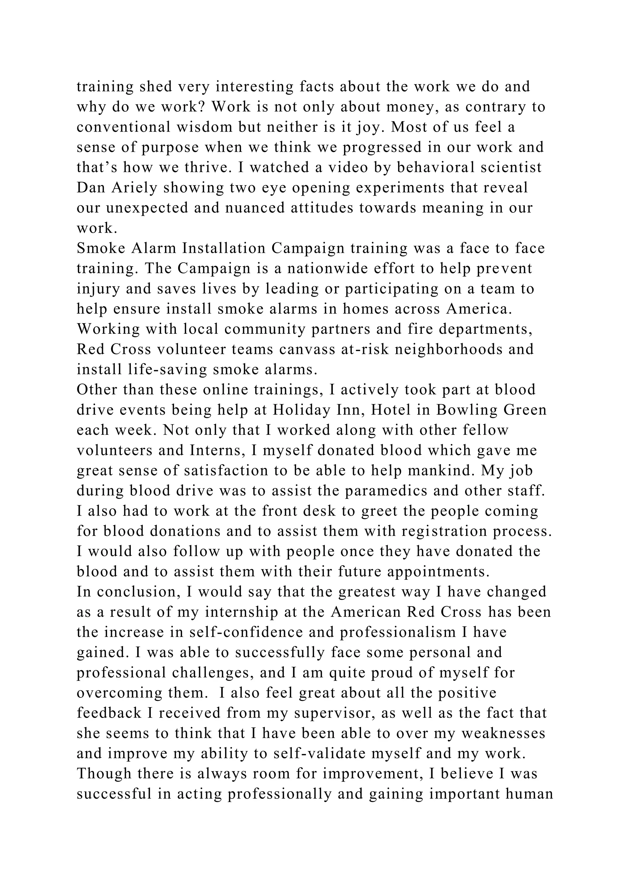 Internship Report First week, it was really awesome. Its fir.docx