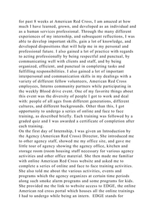 Internship Report First week, it was really awesome. Its fir.docx