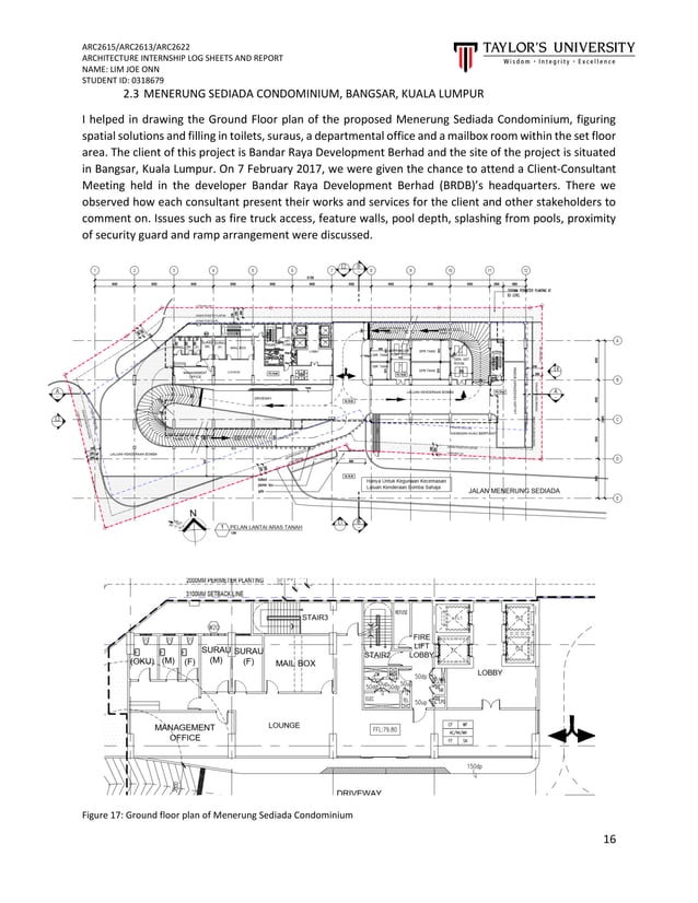 Architecture Internship Report by Lim Joe Onn | PDF