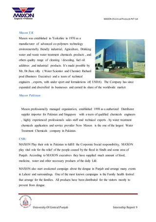 Internship report Maxon | DOCX