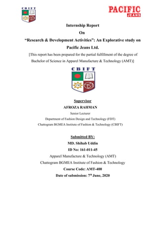 Internship Report Md. Shihab Uddin 161-011-45 | PDF