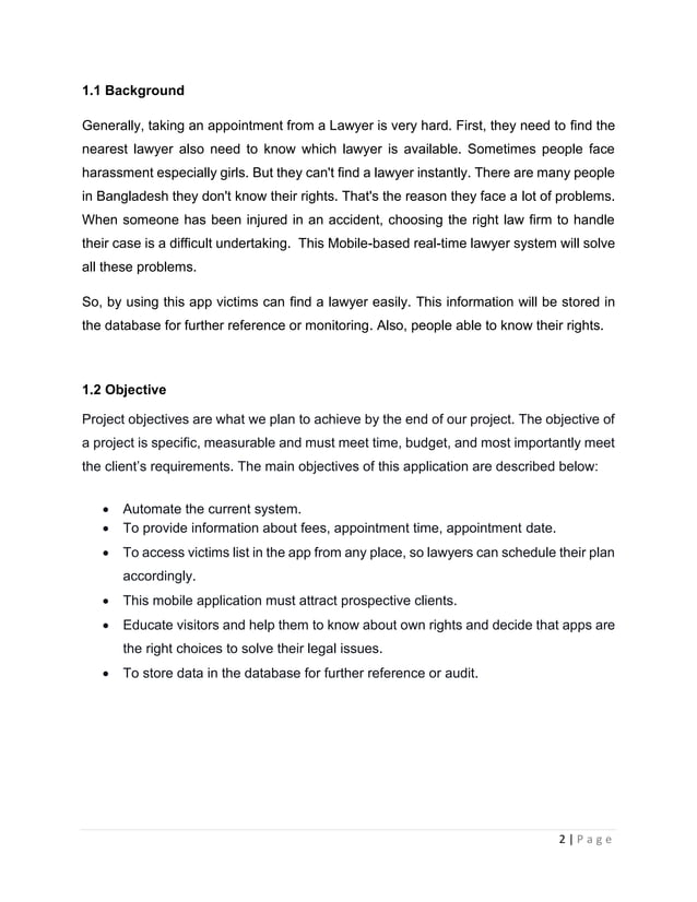 Internship report on flutter lawyer app | PDF | Computer Software and Applications | Computing