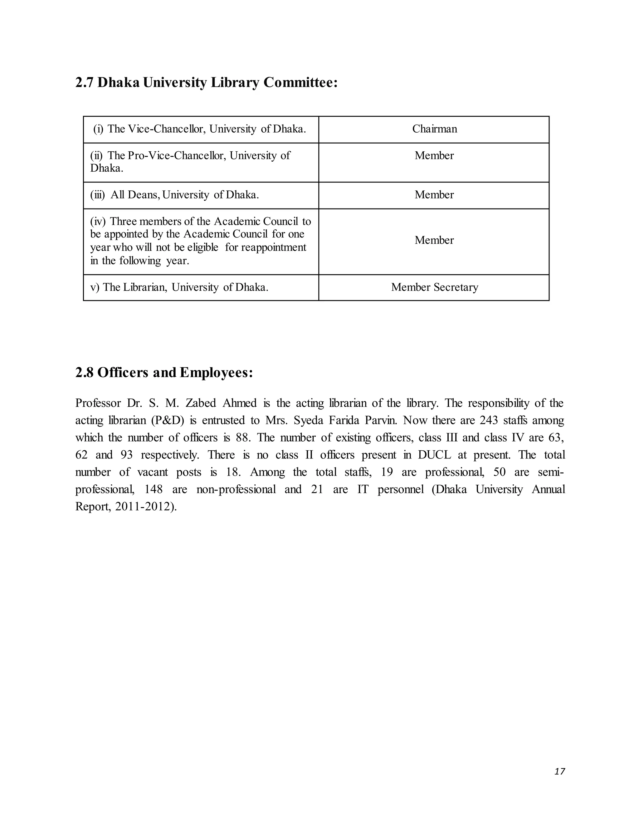 Internship report on dhaka university library 2015 (information science ...