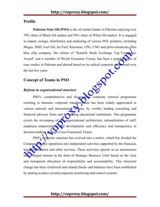 Internship report on_pso | DOC