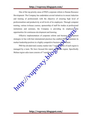 Internship report on_pso | DOC