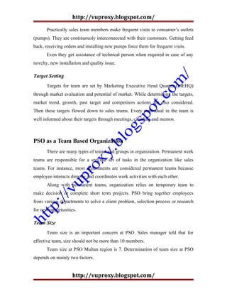 Internship report on_pso | DOC