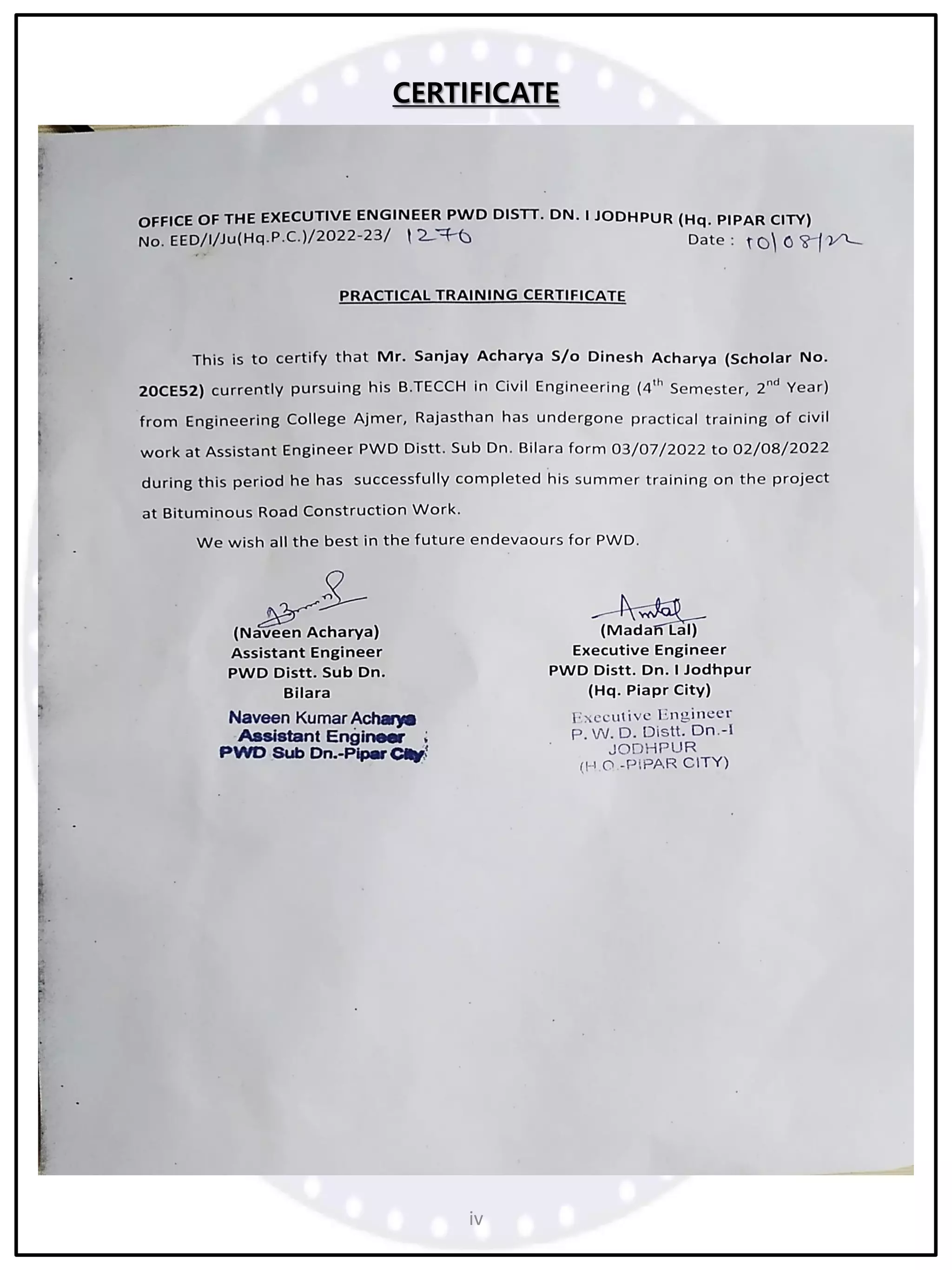 INTERNSHIP REPORT ON FLEXIBLE PAVEMENT by SANJAY ACHARYA.pdf