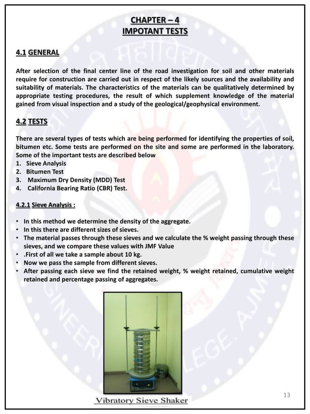 INTERNSHIP REPORT ON FLEXIBLE PAVEMENT by SANJAY ACHARYA.pdf | Civil Engineering Industry ...